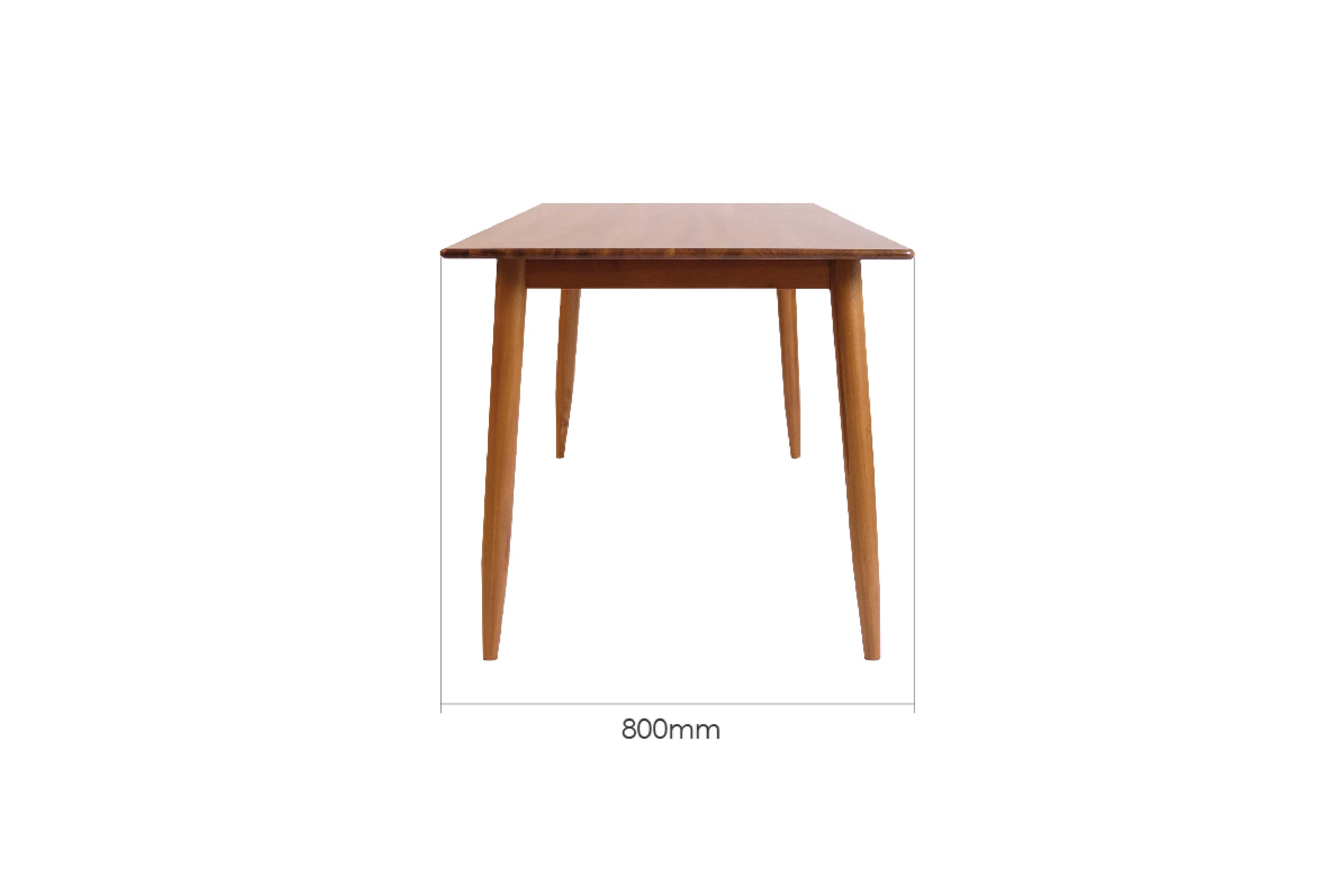 RUNDA 135CM DINING TABLE – Scanteak MY (1061994-W)