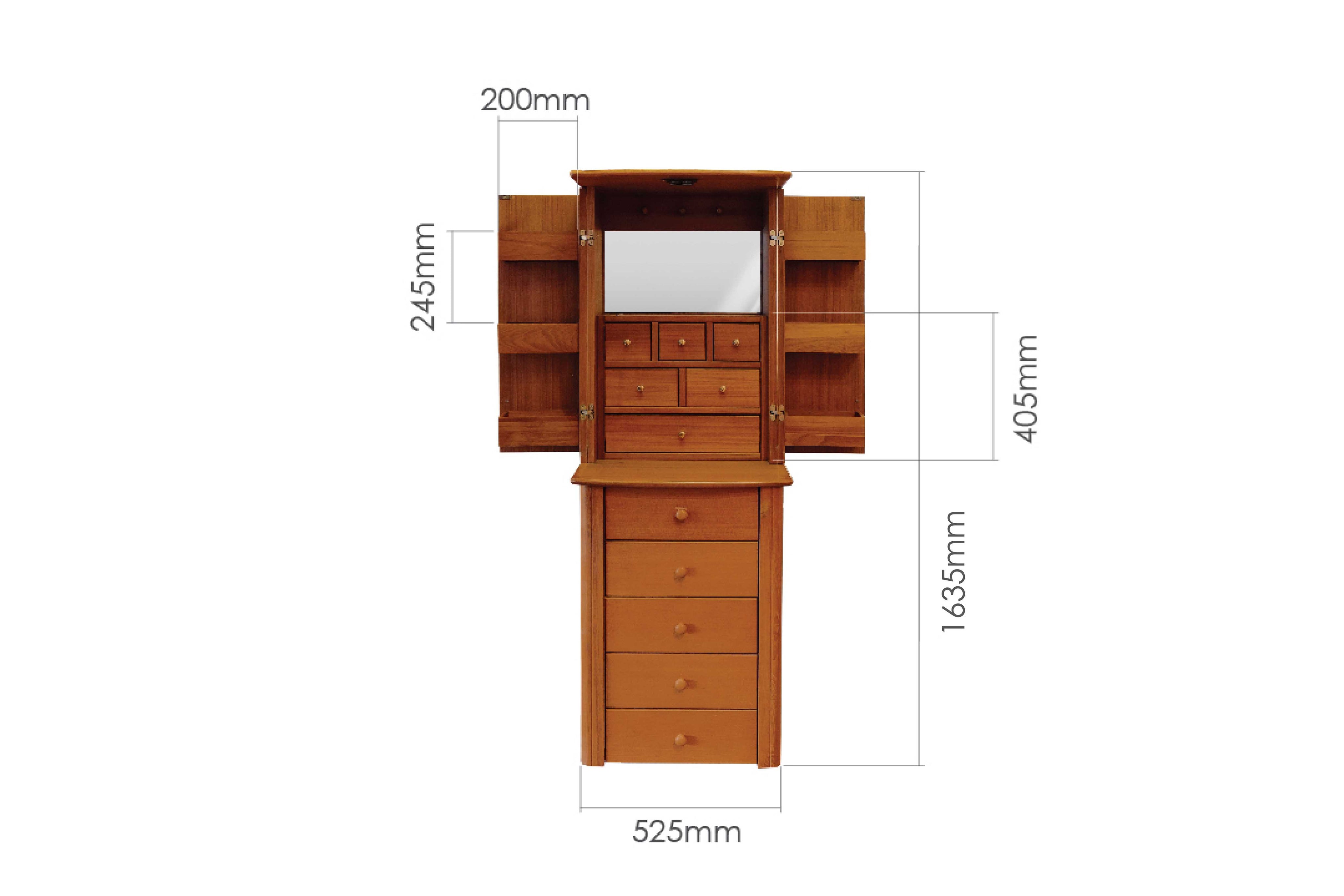 JEWELLERY CABINET | Shelf - Living - Scanteak Malaysia – Scanteak MY ...