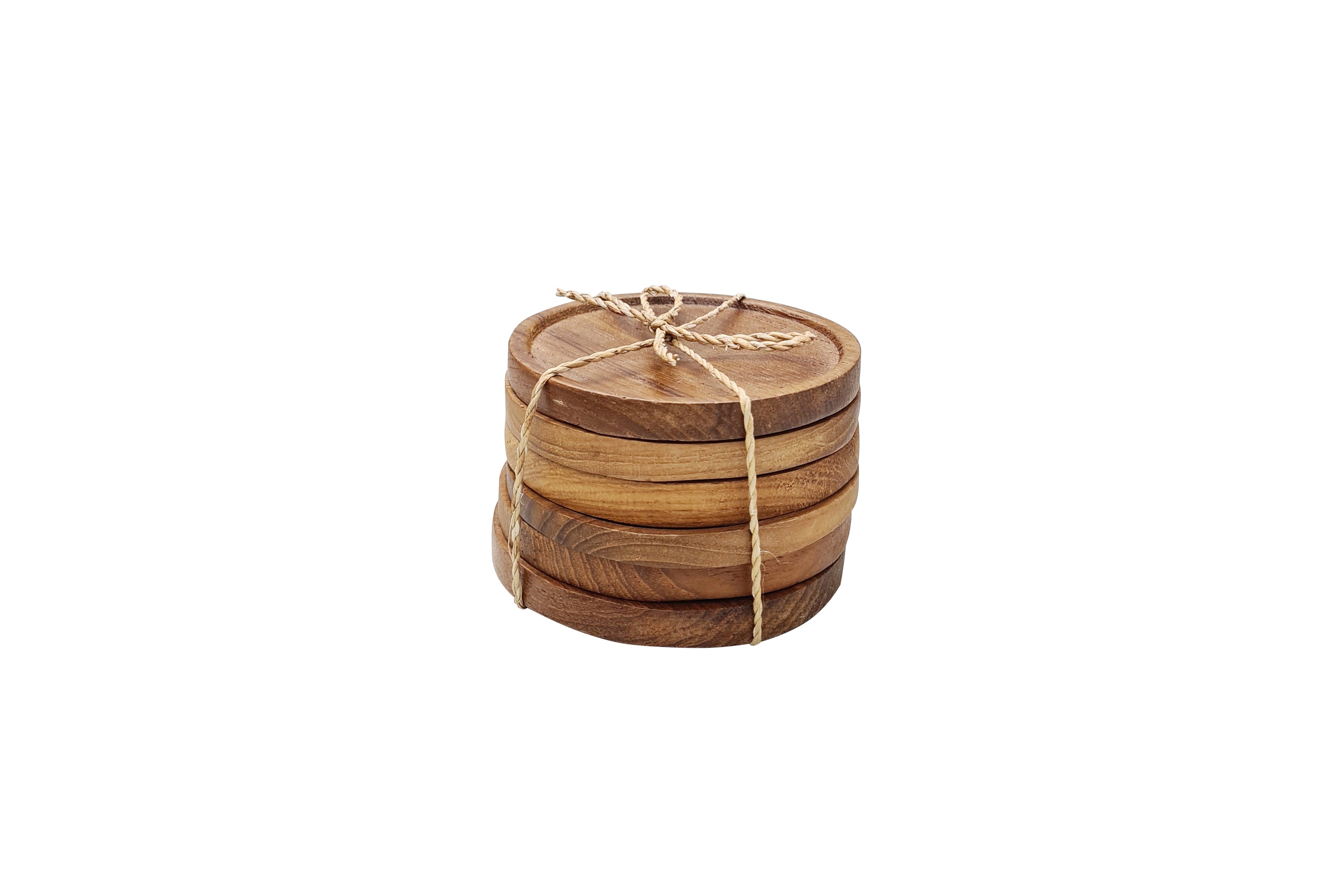 TEAK COASTER 6PCS SET – Scanteak MY (1061994-W)